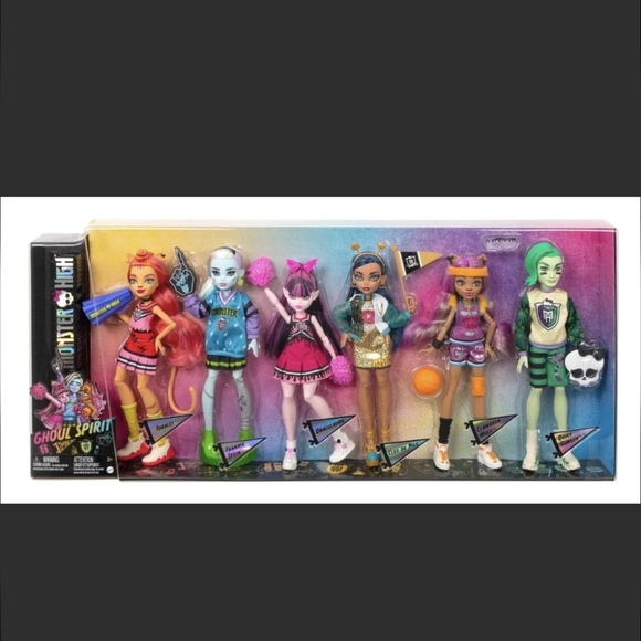 monster high | Toys | Monster High Ghoul Spirit 6 Six Pk Dolls Gen 3222 ...